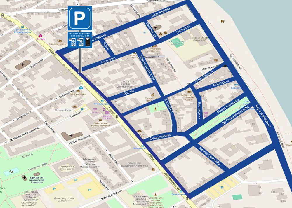 Nove lokacije za naplatu parkiranja na Novom Beogradu i u Zemunu - GARAŽA